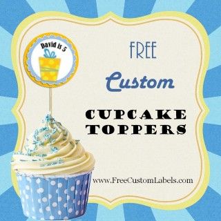 Free Happy Birthday Cupcake Toppers