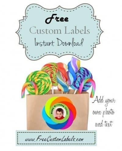 Free Custom Photo Labels