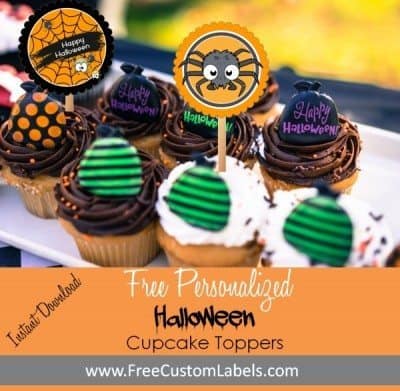 Halloween Cupcake Toppers