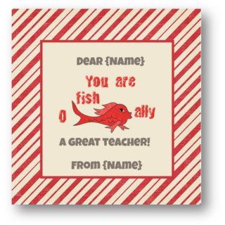 You are O-fish-ally... labels and bag toppers